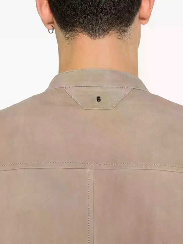 SALVATORE SANTORO Zip Collarless Jacket