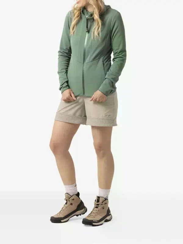 LAMUNT Violet Hooded Zip-up Jacket - Green