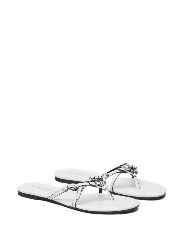 Marc Jacobs The Kiki Leather Sandals - White