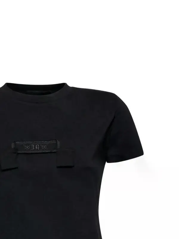 John Richmond Crew Neck T-shirt With Embroidered Detail