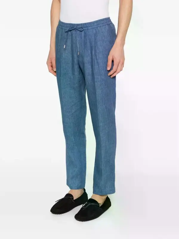 BRIGLIA 1949 Drawstring Trousers - Blue