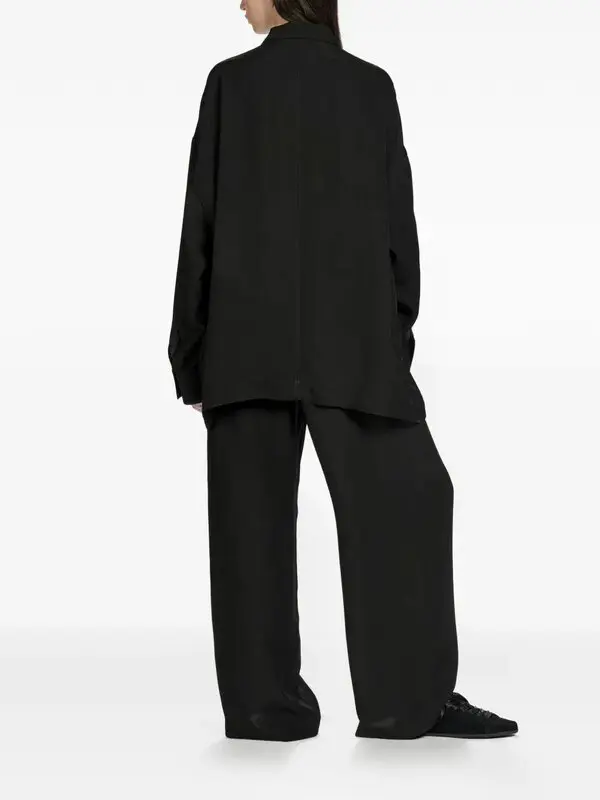 Y3 Button-up Shirt With Patch Pockets
