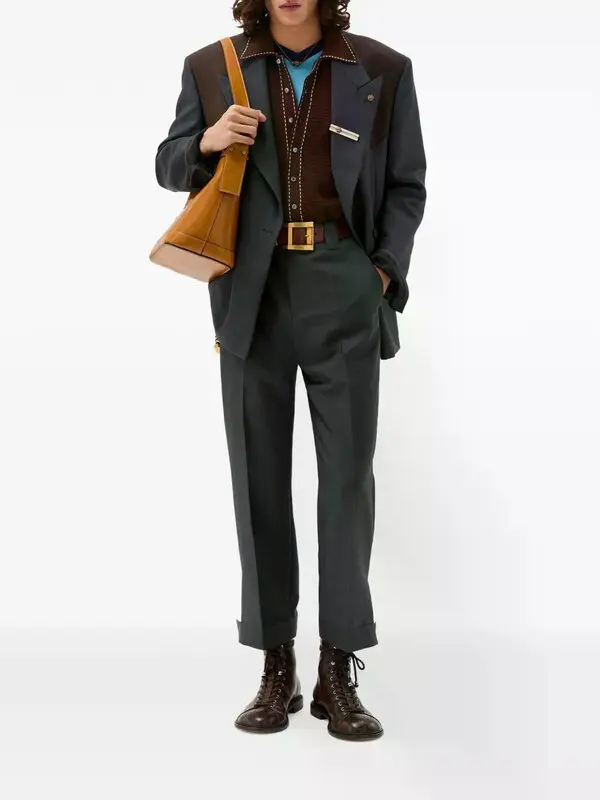 Versace Wool-mohair Formal Trousers