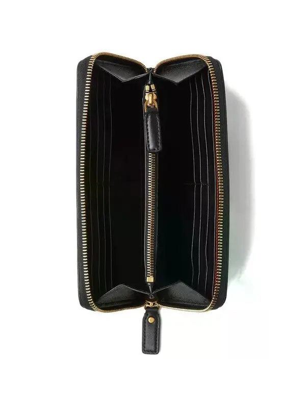 Versace Emblème Leather Wallet - Black