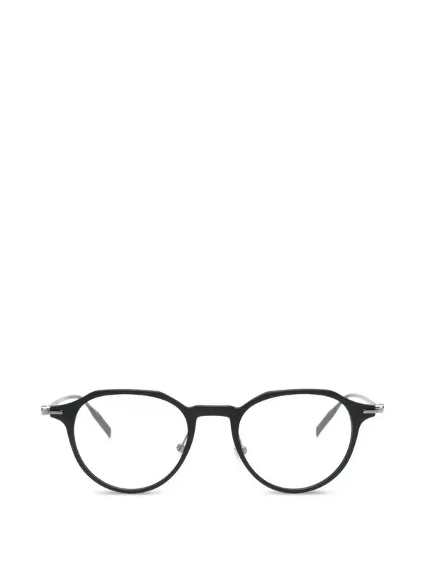 Montblanc Round Frame Eyeglasses - Black