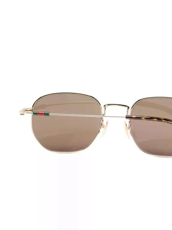 Gucci Geometric Frame Sunglasses