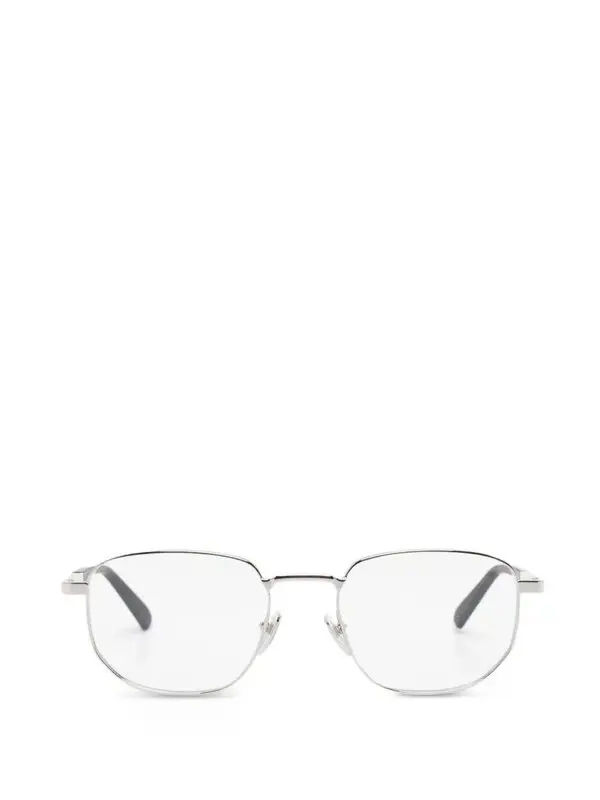 Gucci Octagonal Frame Glasses - Silver
