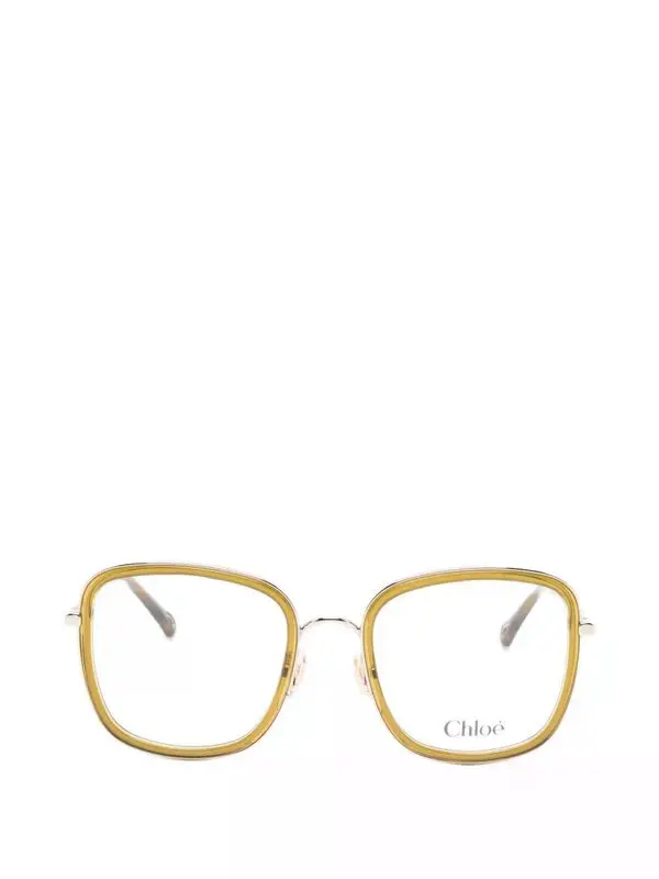 Chloé Square-frame Glasses - Green