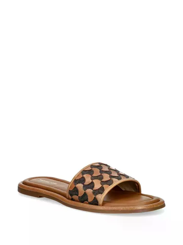 Michael Kors Dana Patterned Flat Sandals