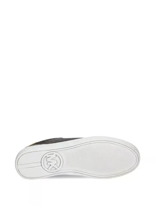 Michael Kors Scotty Logo Pattern Lace Up Sneakers