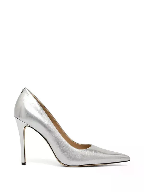Michael Kors Elyse Pointed-toe Pumps - Silver