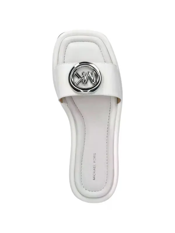 Michael Kors Milan Flat Sandals - White