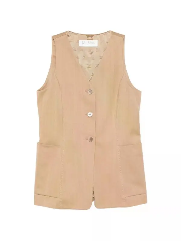 Max Mara Cotton Vest - Neutrals