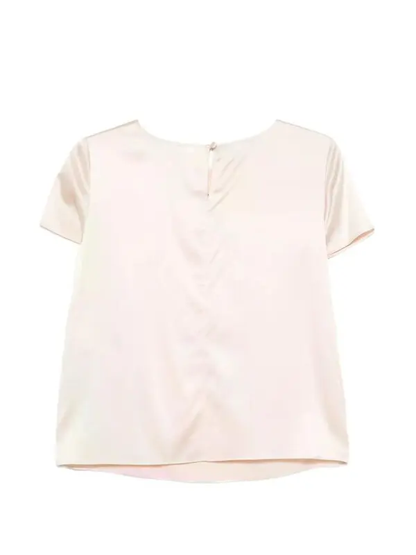 Emporio Armani Silk Short Sleeve Top