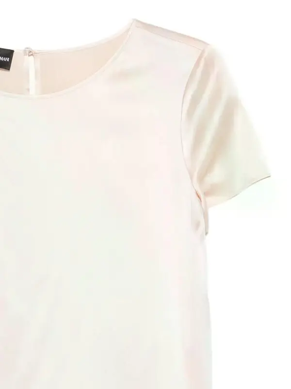 Emporio Armani Silk Short Sleeve Top