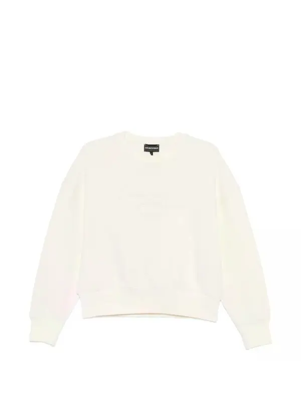 Emporio Armani Logo Detail Sweatshirt - Neutrals