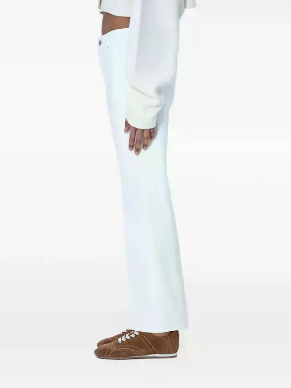 TOTEME Kick Belt-loops Jeans - White