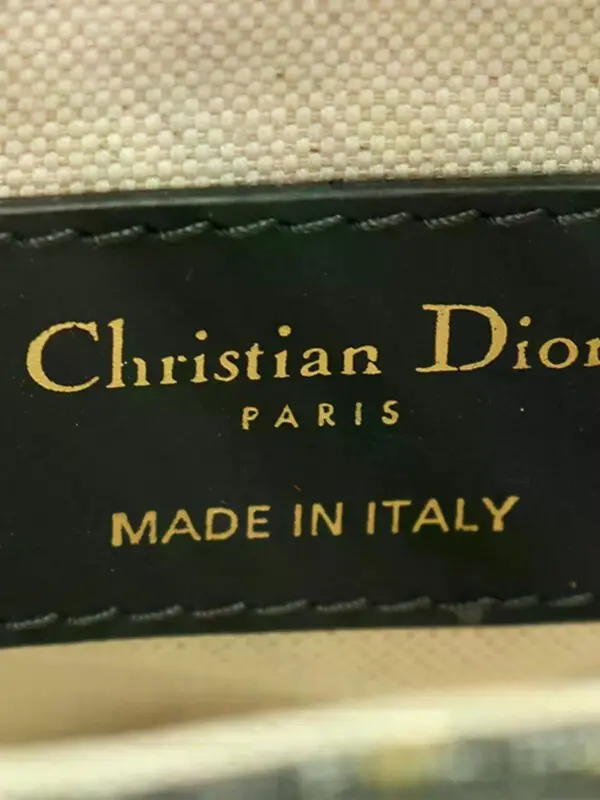 Dior 2020 Mini Oblique Canvas Saddle Bag Satchel - Brown