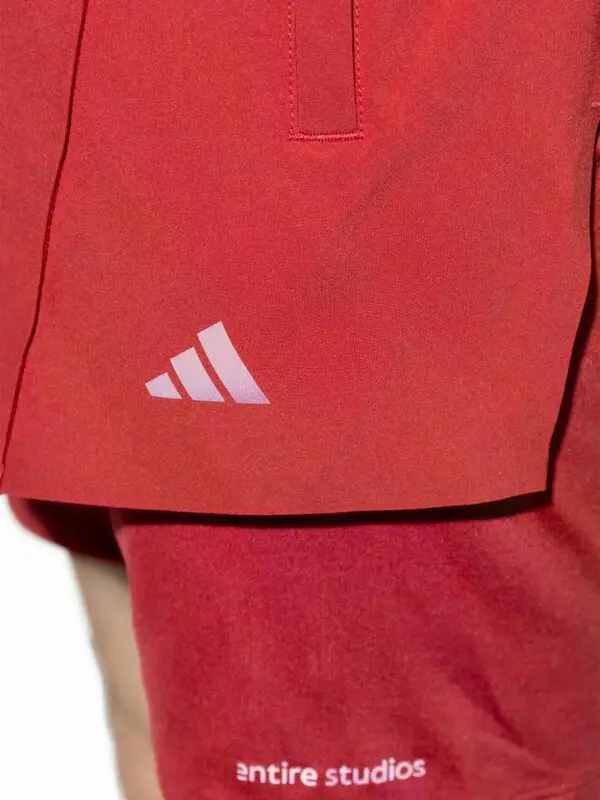 Adidas X Entire Studios Layered Shorts - Red