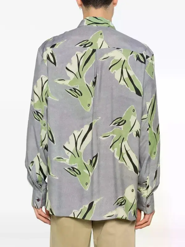 Paul Smith Print Buttoned Shirt
