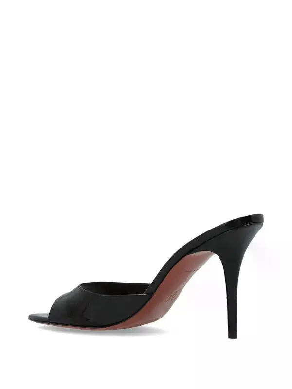 Amina Muaddi Elodie Patent Sandals