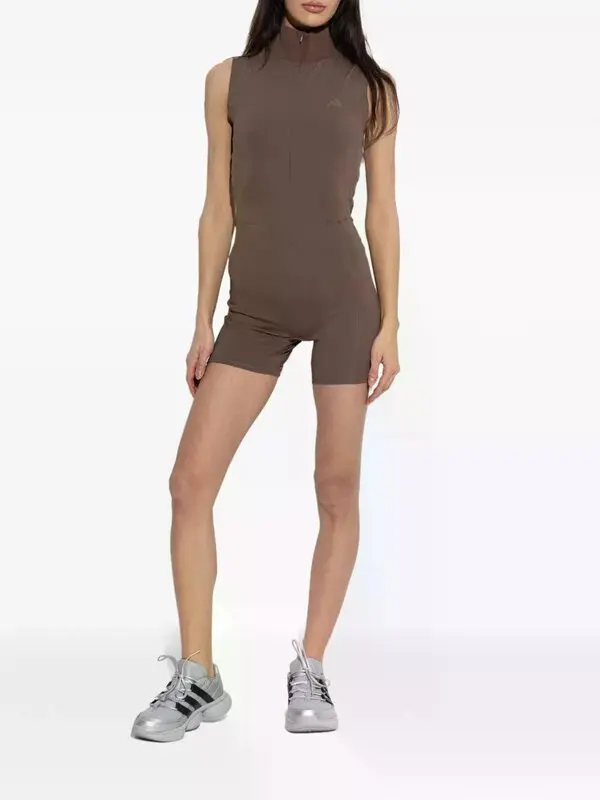 Adidas X Entire Studios High-neck Sleeveless Jumpsuit - Brown