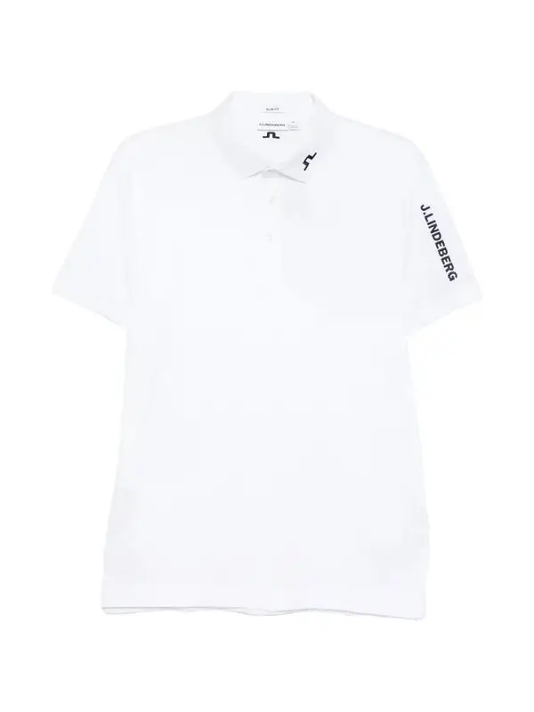 J. Lindeberg Logo-detail Polo Shirt - White