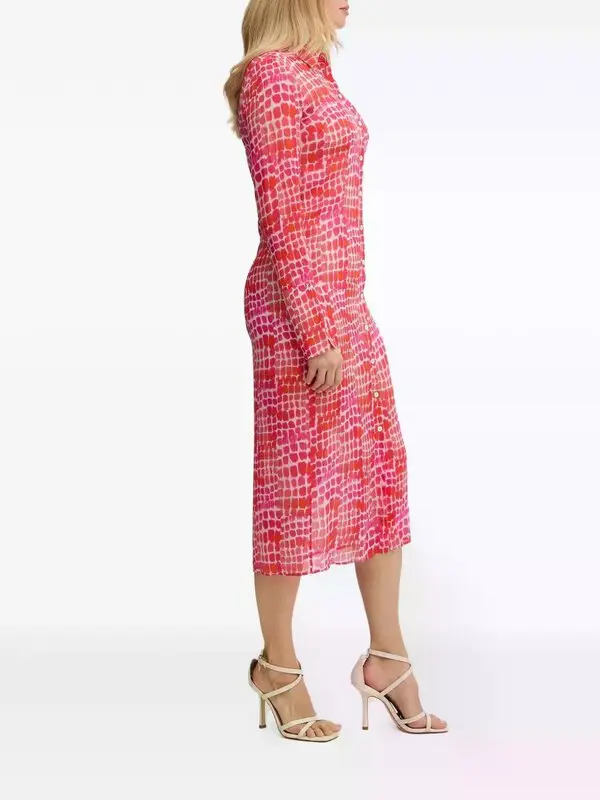 Patrizia Pepe Printed Midi Shirt Dress