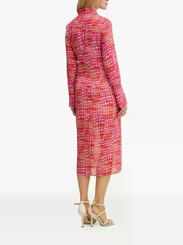 Patrizia Pepe Printed Midi Shirt Dress