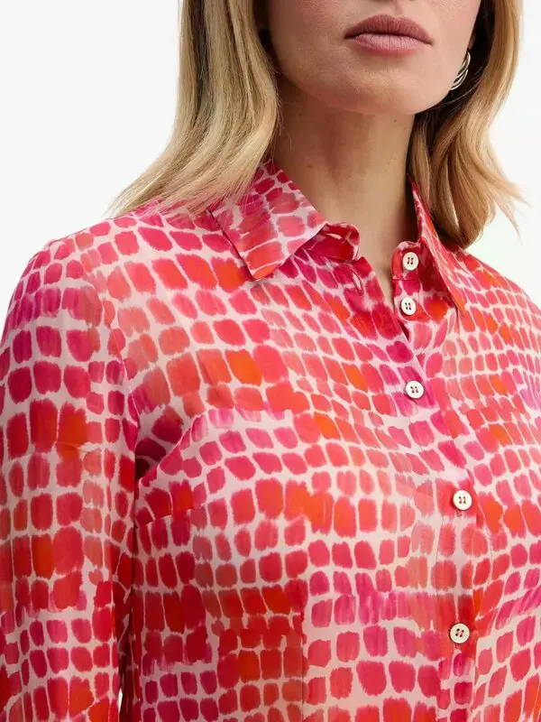 Patrizia Pepe Printed Midi Shirt Dress
