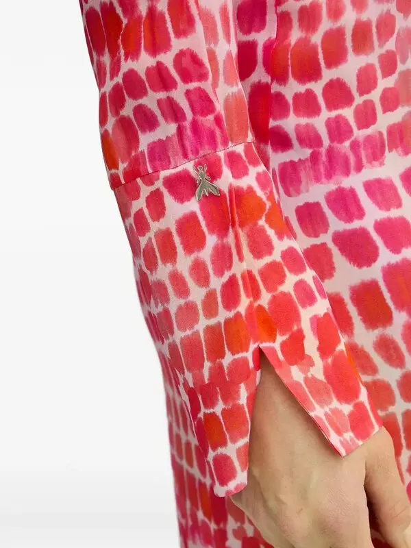 Patrizia Pepe Printed Midi Shirt Dress