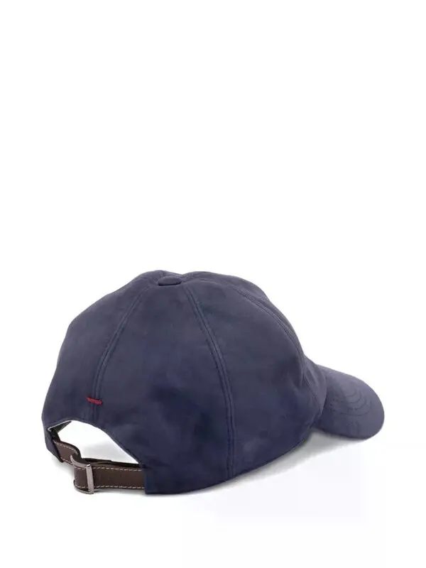 Brunello Cucinelli Baseball Cap With Embroidered Logo - Blue