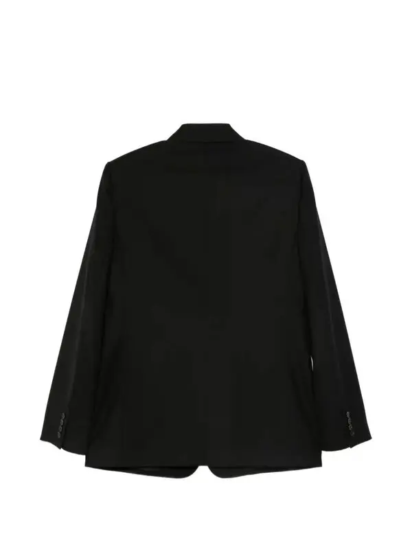 Saint Laurent Peak-lapel Single-breasted Blazer - Black