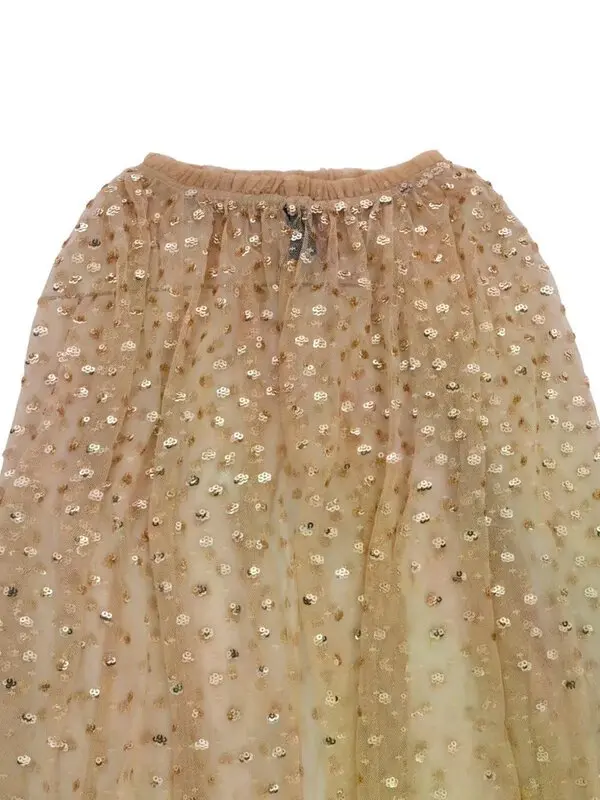 NEEDLE & THREAD Sequined Open-front Cape