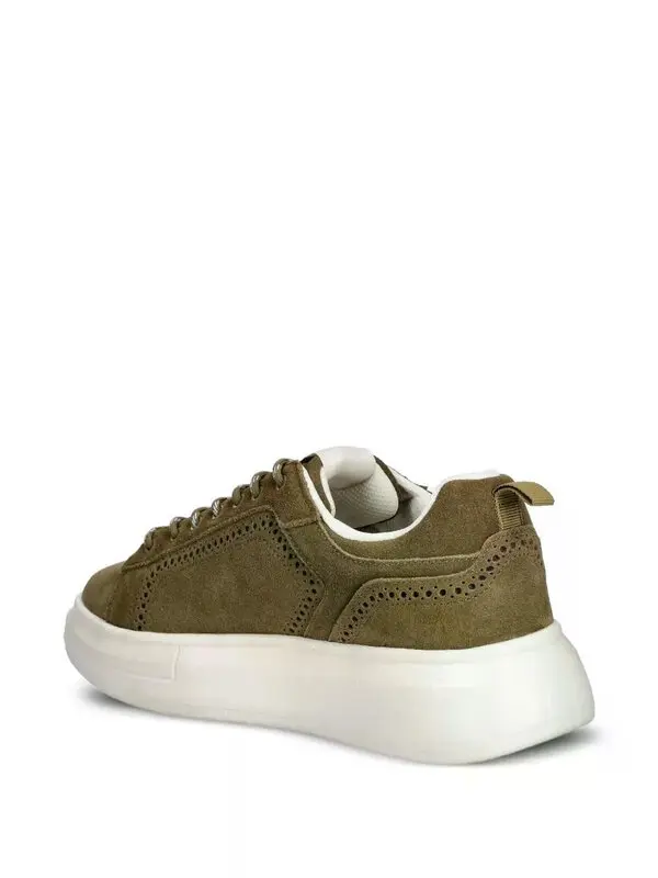 Liu Jo Suede Lace-up Sneakers With Perforated Detailing