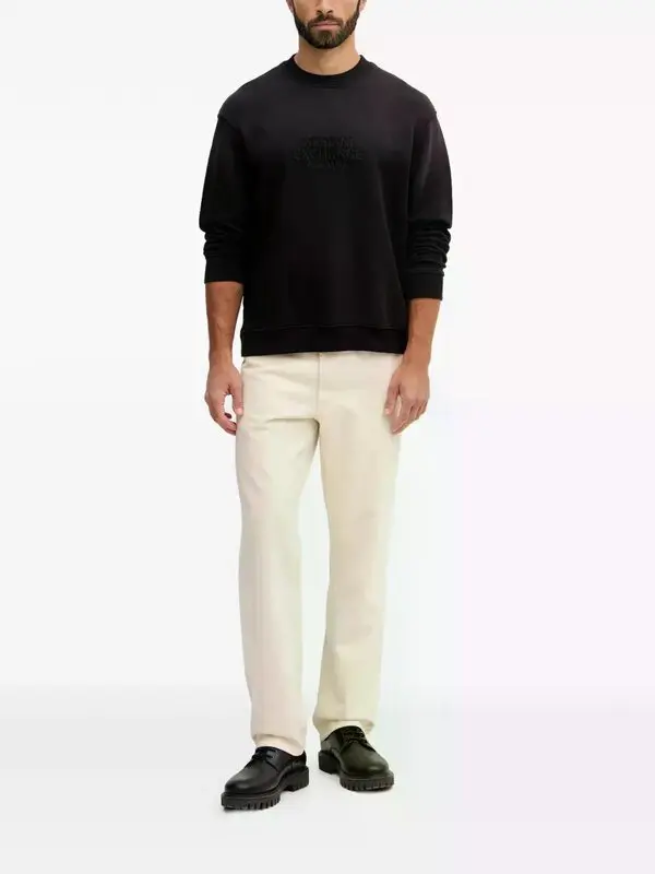 Armani Exchange Embossed Crew-neck Sweatshirt