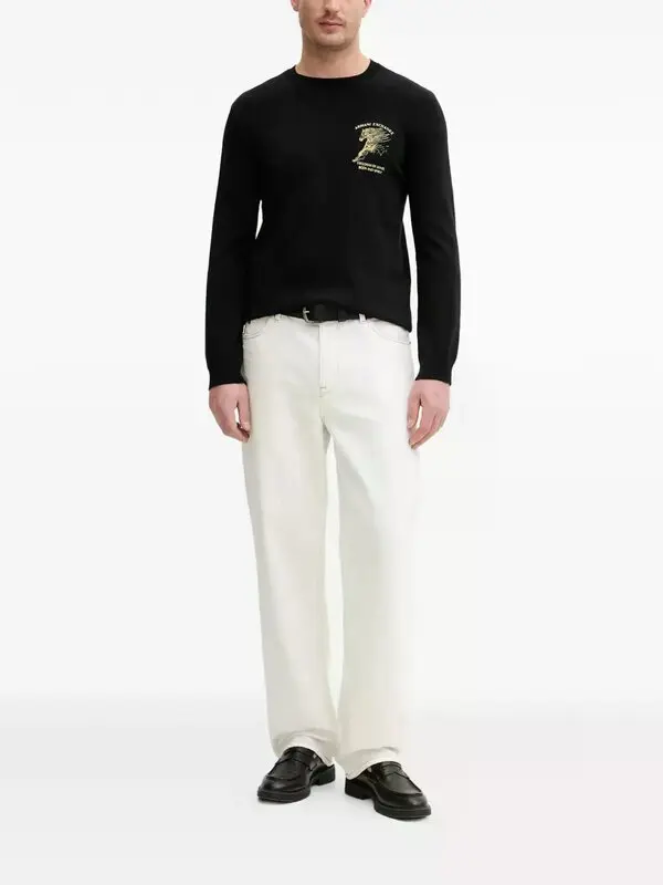Armani Exchange Graphic Crew Neck Long Sleeve Sweatshirt