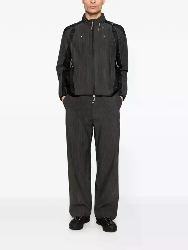 ROA Zip-fastening Striped Jacket