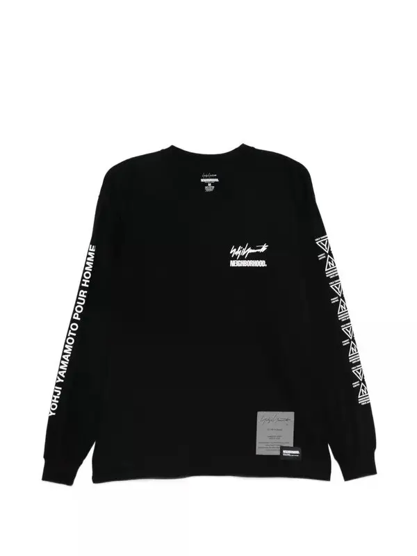 Yohji Yamamoto X Neighborhood Long-sleeve Sweatshirt - Black