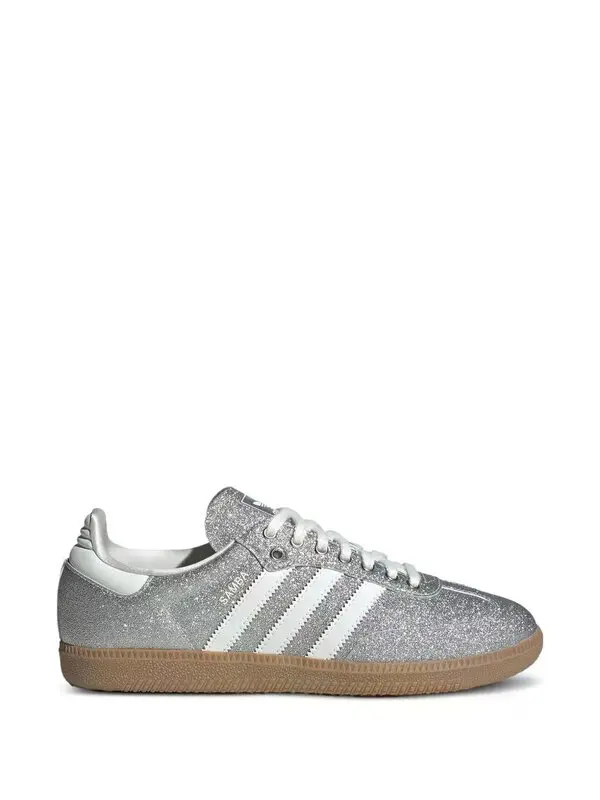 Adidas Samba Og Striped Sneakers - Silver