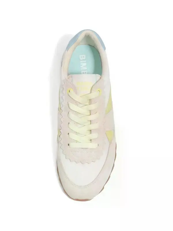 Bimba Y Lola Scalloped Trim Lace-up Sneakers