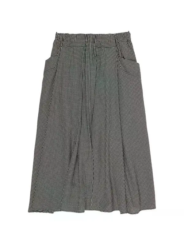 Bimba Y Lola Gingham Pattern A-line Skirt