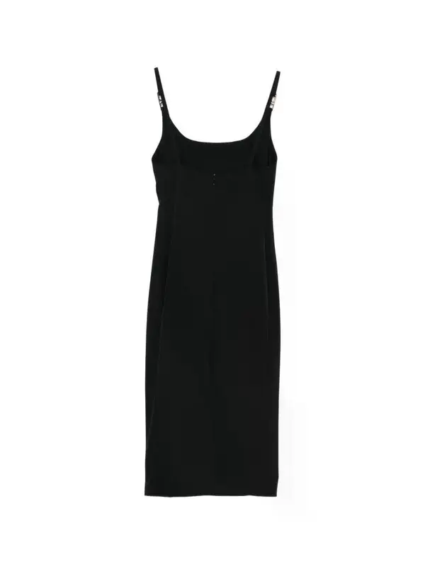 Just Cavalli Strap Midi Dress - Black