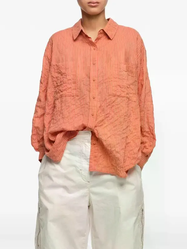 Bimba Y Lola Striped Chest Pocket Shirt