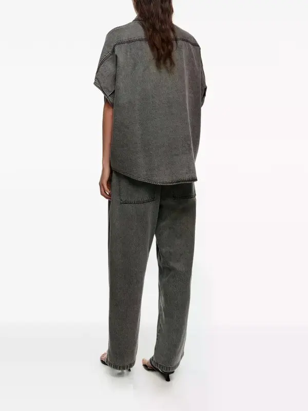 Bimba Y Lola Washed Buttoned Shirt