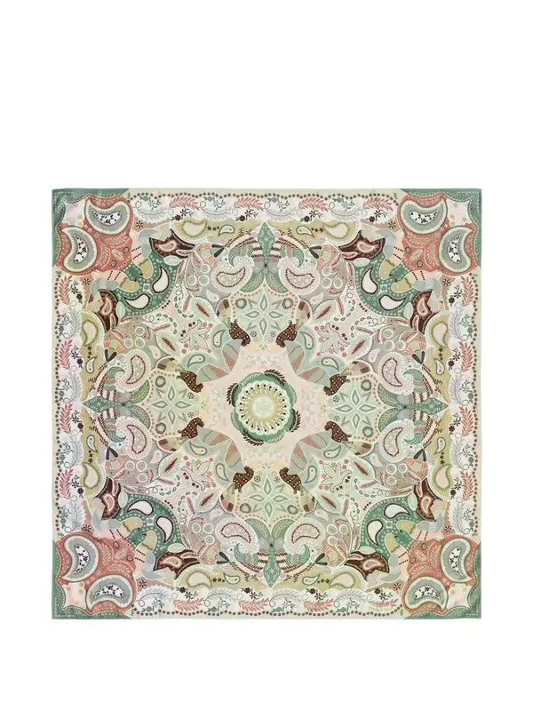 Bimba Y Lola Paisley-print Scarf - Neutrals