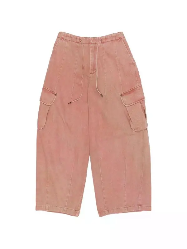 Bimba Y Lola Drawstring Cargo Pants - Pink