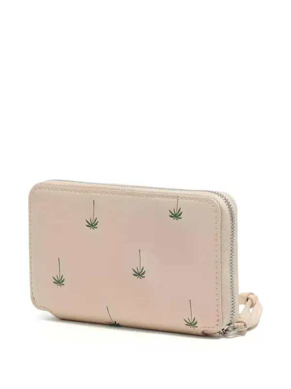Bimba Y Lola Palms Tree-print Wallet - Neutrals