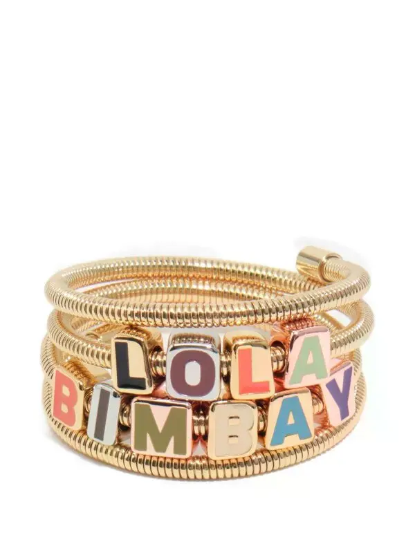 Bimba Y Lola Dice-logo Coil Bracelet
