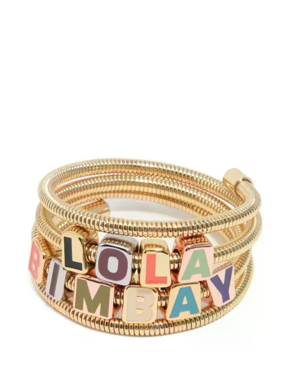 Bimba Y Lola Dice-logo Coil Bracelet